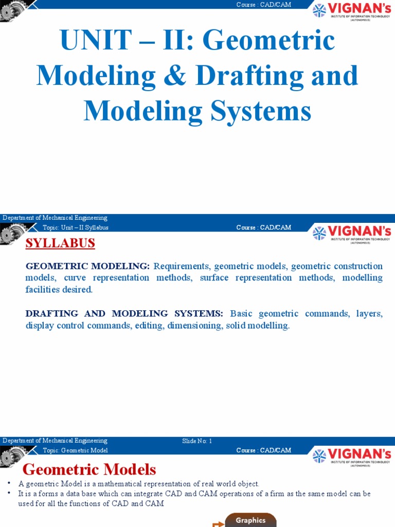 Module 1 | PDF | Geometry | Computer Aided Design