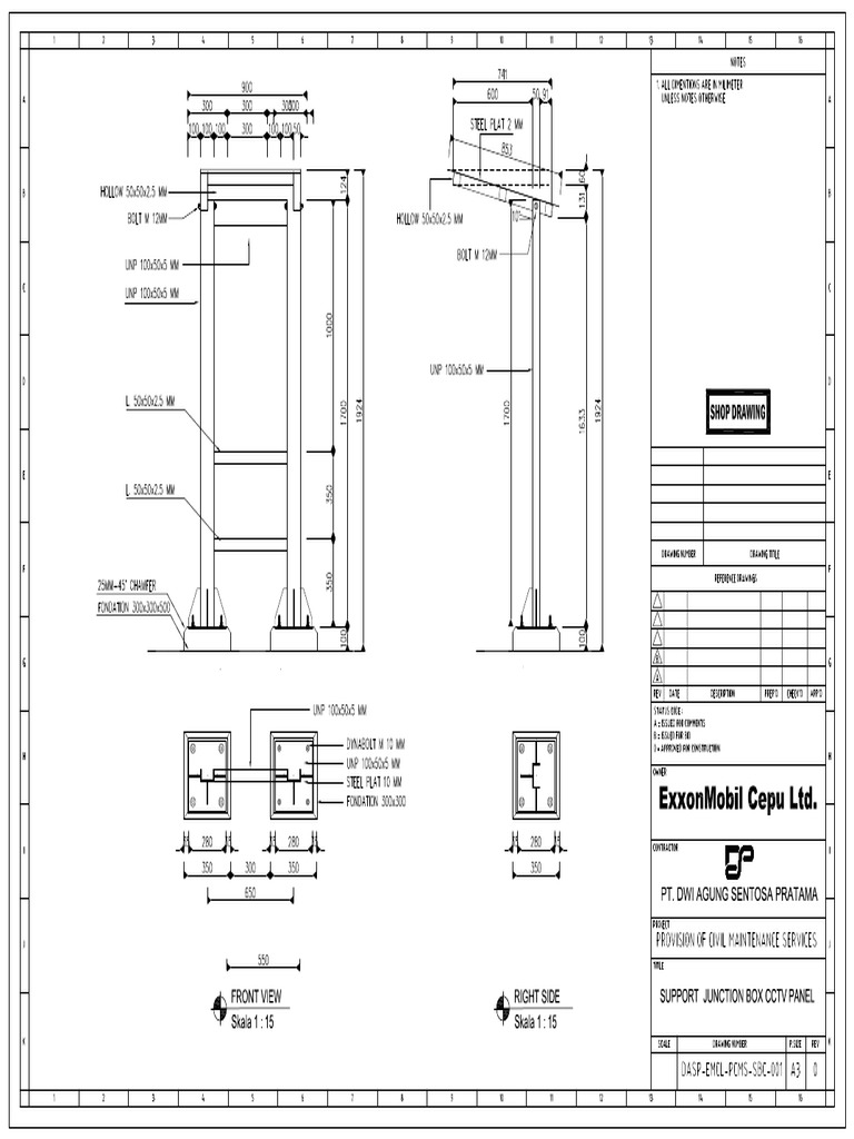 Support Junction Box Cctv Panel | PDF