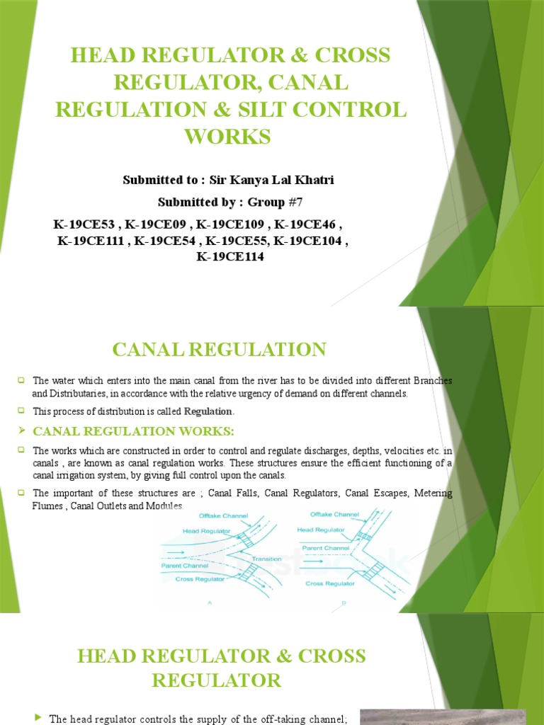 Head Regulator | Download Free PDF | Discharge (Hydrology) | Water