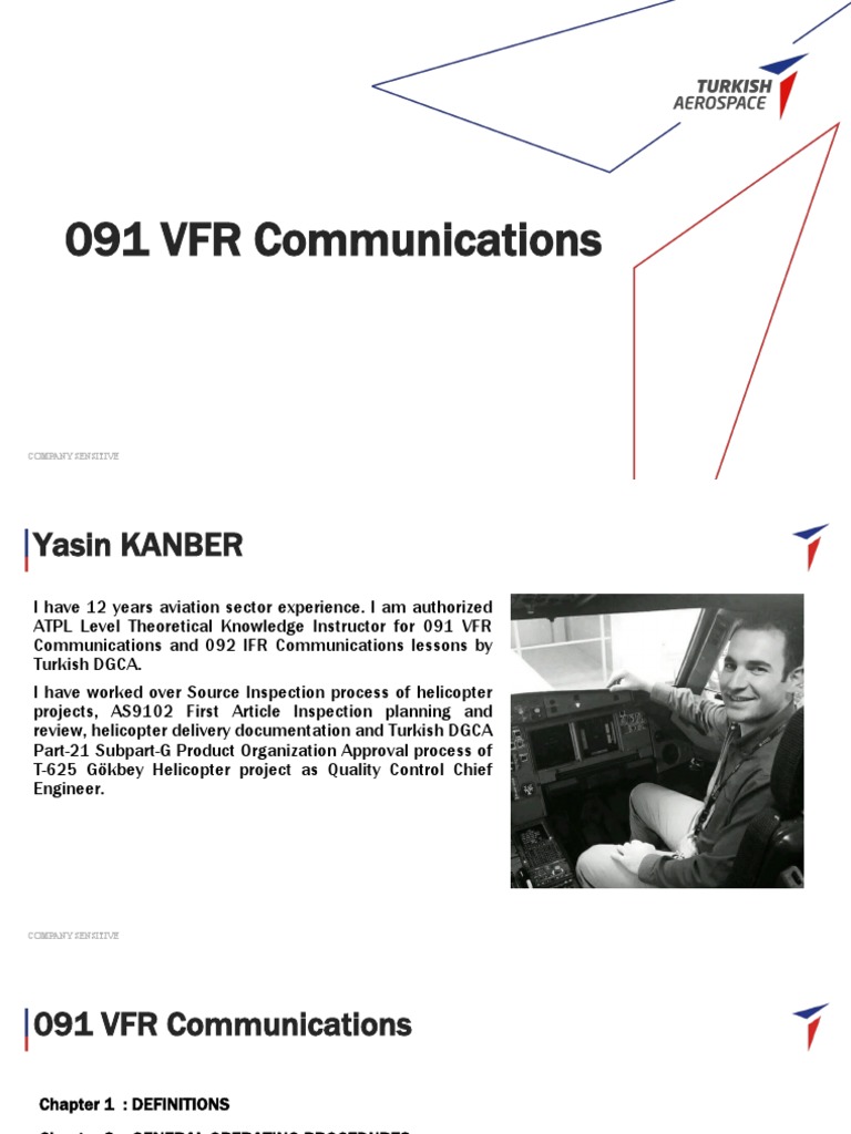 091 VFR Communications | PDF | Air Traffic Control | Transponder ...