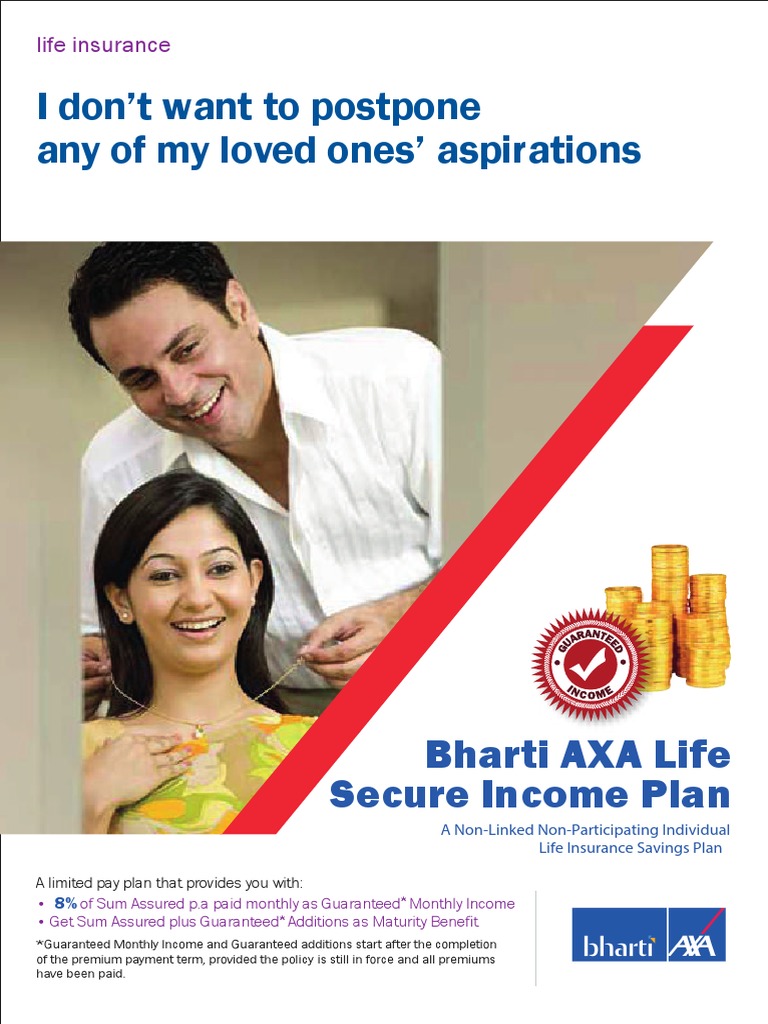 Secure Income Plan Brochure | PDF | Insurance | Loans