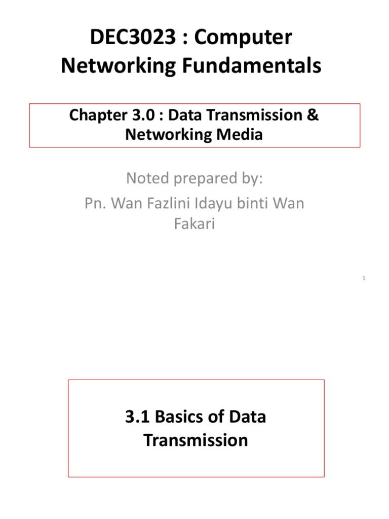 Computer Networking Fundamentals Chapter 3 A Pdf Multiplexing Modulation 