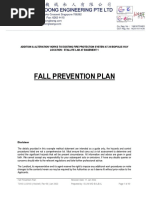 Fall Protection Plan Template | PDF | Safety