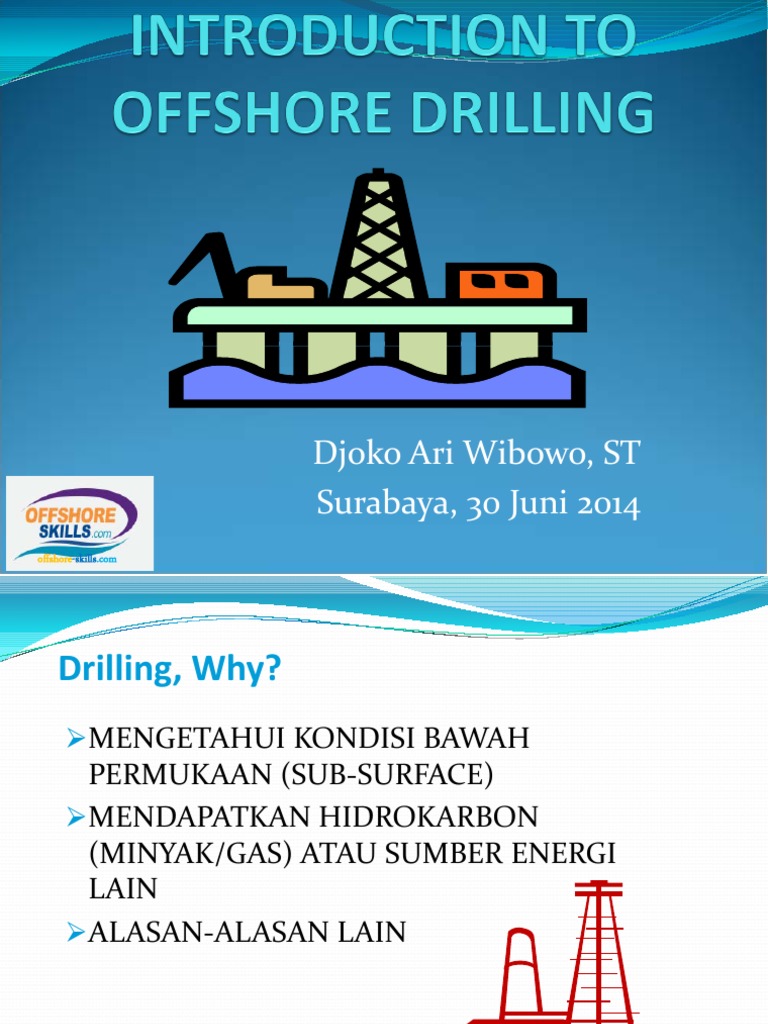 1 Introduction To Offshore Drilling (PPNS) | PDF