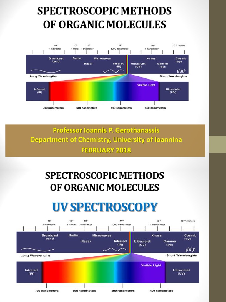 UV Spectroscopy Fundamentals | PDF | Electromagnetic Radiation | Waves