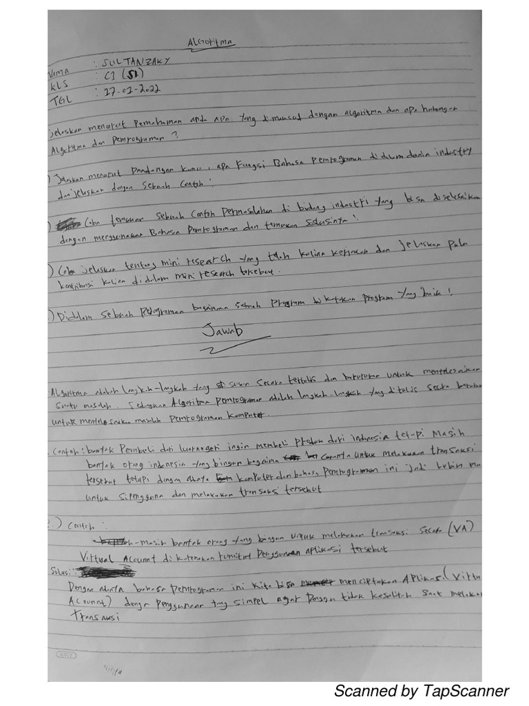 Uas 2022 Sultan Zaky | PDF