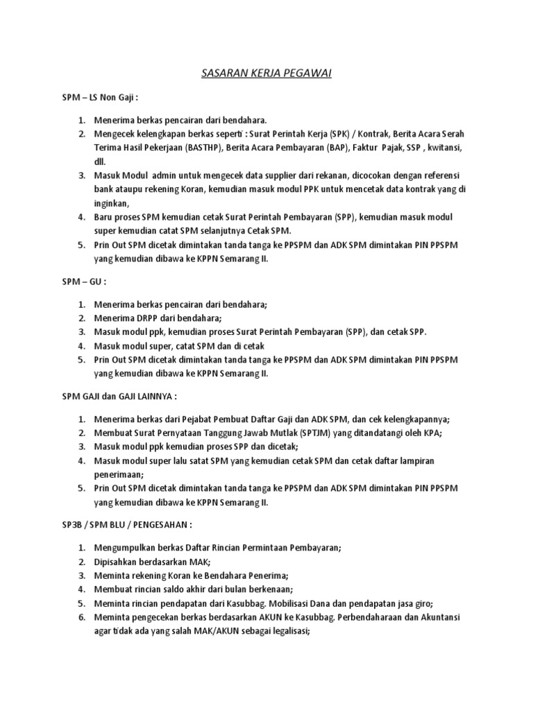 Langkah Pembuatan SPM | PDF