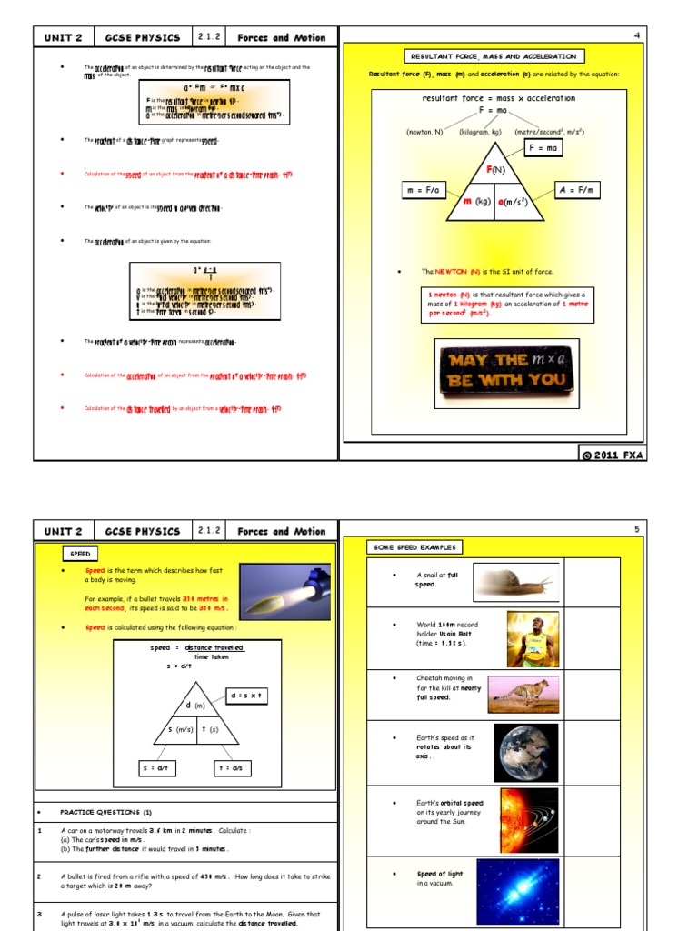 Motion Graphs Part 1 Notes and Ideas | PDF | Acceleration | Speed