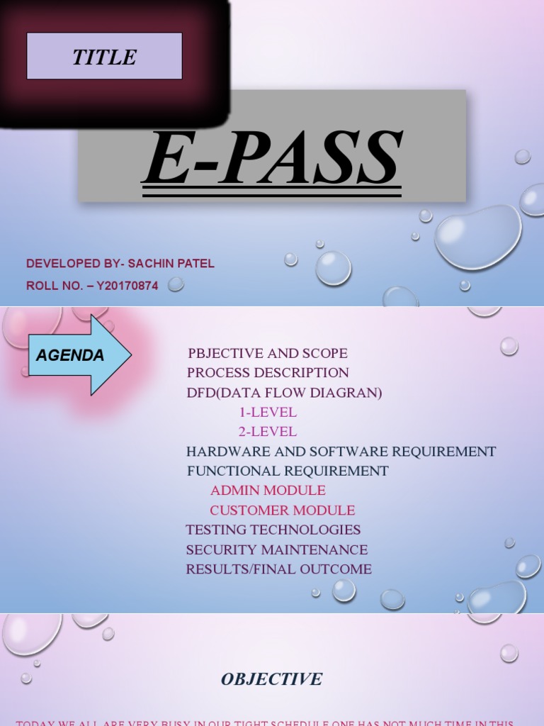 E Pass | PDF | Information Science | Systems Science