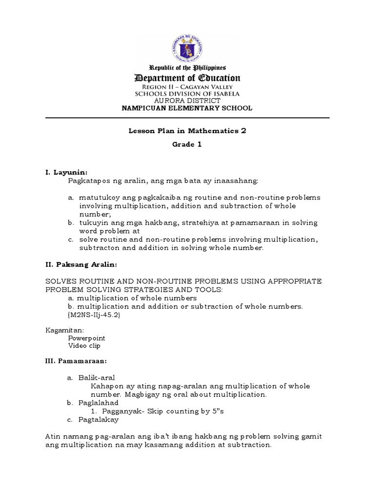 COT 2 Lesson Plan | PDF