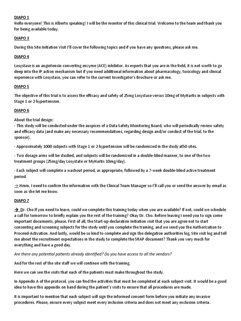 MOCK | PDF | Clinical Trial | Dose (Biochemistry)