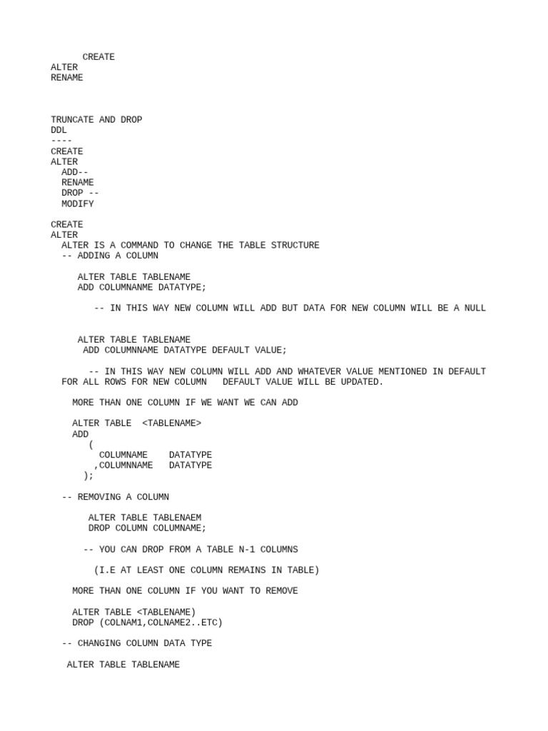 DDL Notes | Download Free PDF | Computing | Cybernetics