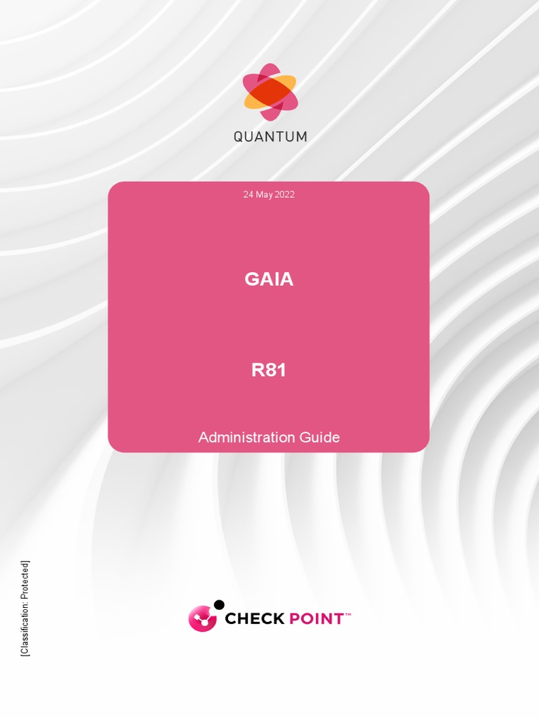 CP R81 Gaia AdminGuide | PDF | Computer Network | Firewall (Computing)