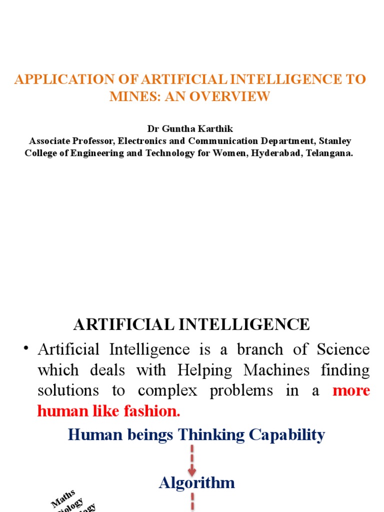 AI Seminar Karthik | PDF | Artificial Intelligence | Intelligence (AI) & Semantics
