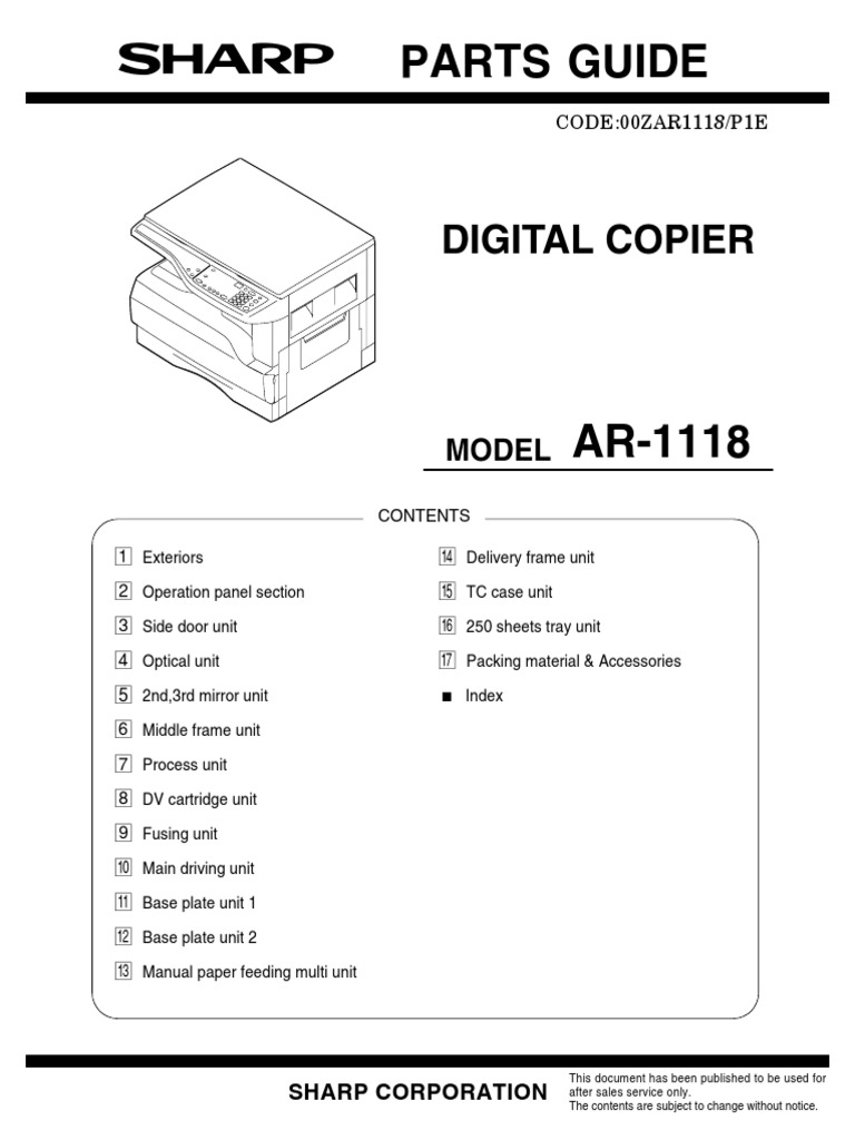 Parts Guide Ar-1118 | PDF | Printed Circuit Board | Manufactured Goods