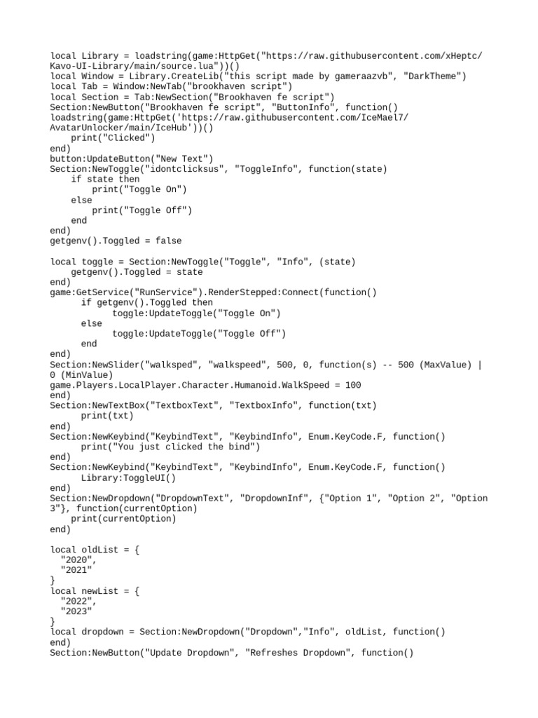 Brookhaven Fe Script | PDF | Software | Computing