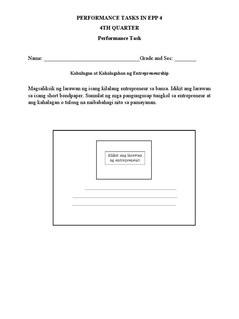 Epp 4 Q4 | PDF
