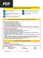 Safe Work Instructions Template | PDF | Occupational Safety And Health ...