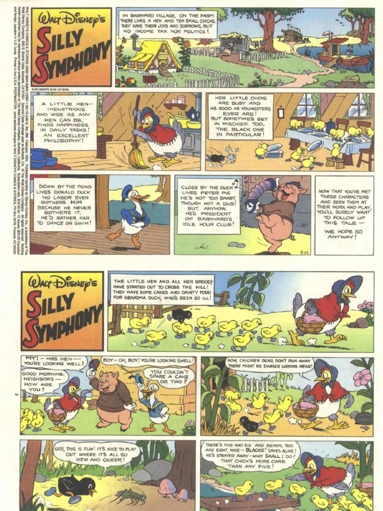 The Wise Little Hen (First Donald Duck's Appearance) | PDF