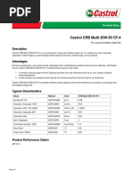 Castrol CRB Multi 15W-40 Oil Data Sheet | PDF | Motor Oil