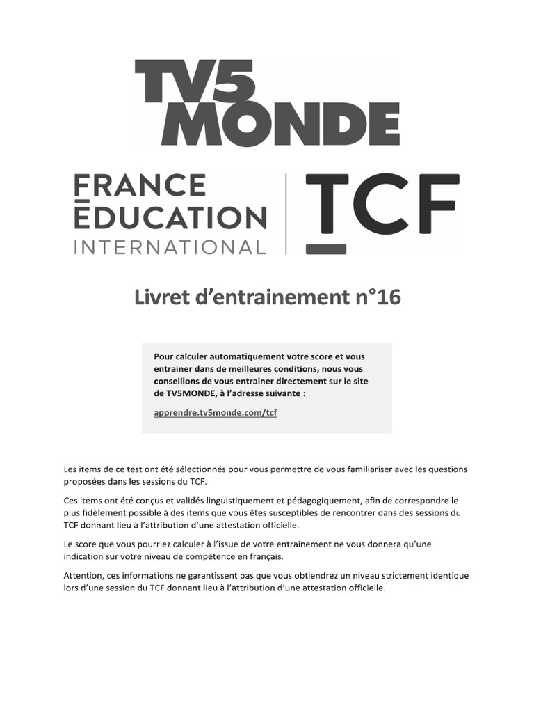 TCF 16 2023 | PDF
