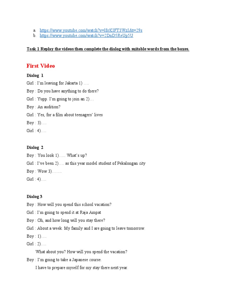 Task of Congratulation | PDF