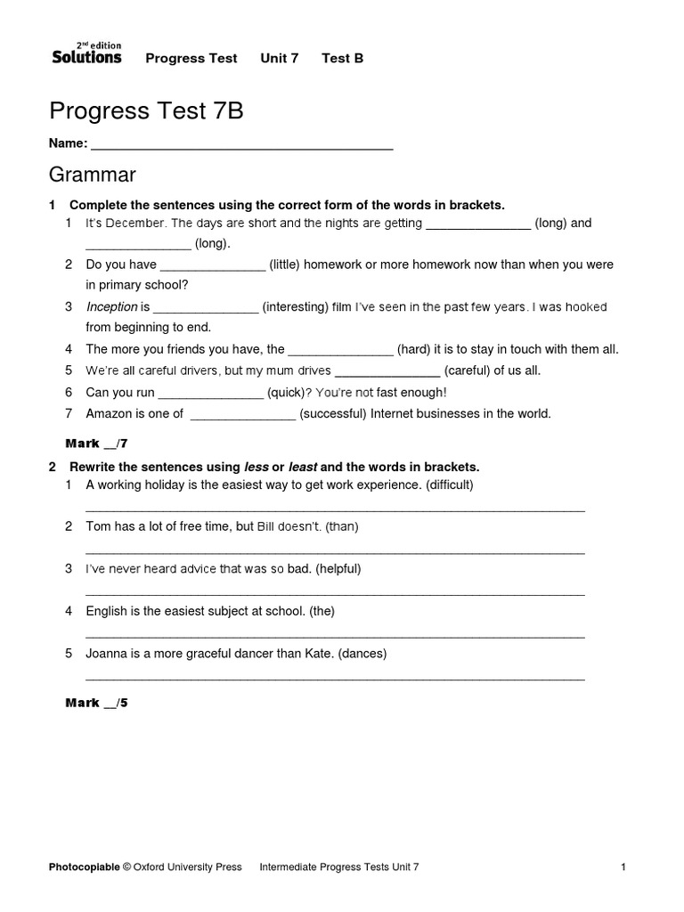 Sol2e Int Progress Test 07B | PDF | Virtual World | Social Networking ... Sol2e Int Progress Test 07B | PDF | Virtual World | Social Networking ...
