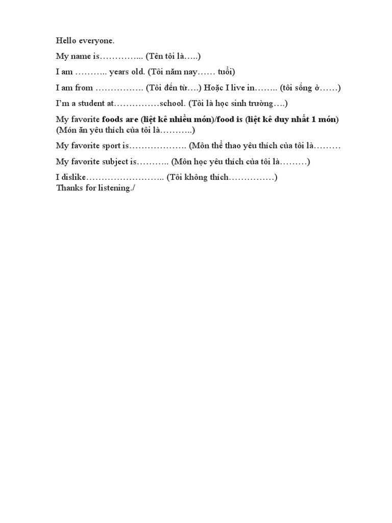 Hello Everyone | PDF