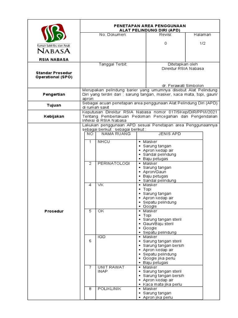 Spo Area Apd Ppi | PDF