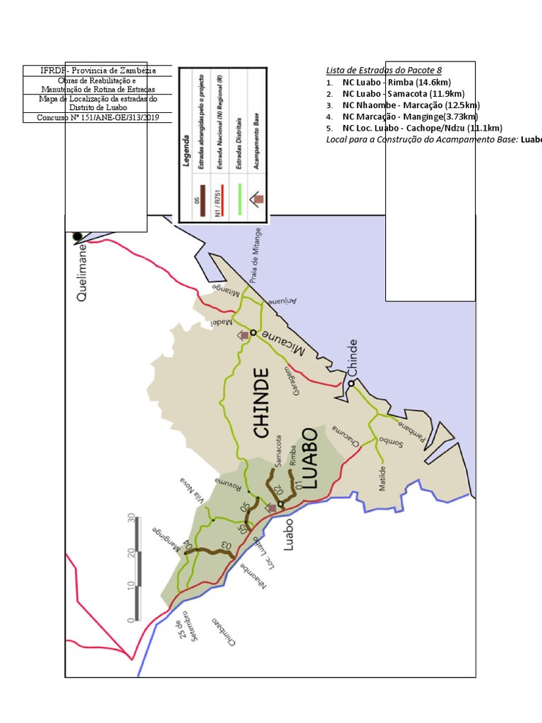 Mapa Luabo Pacote 8 | PDF