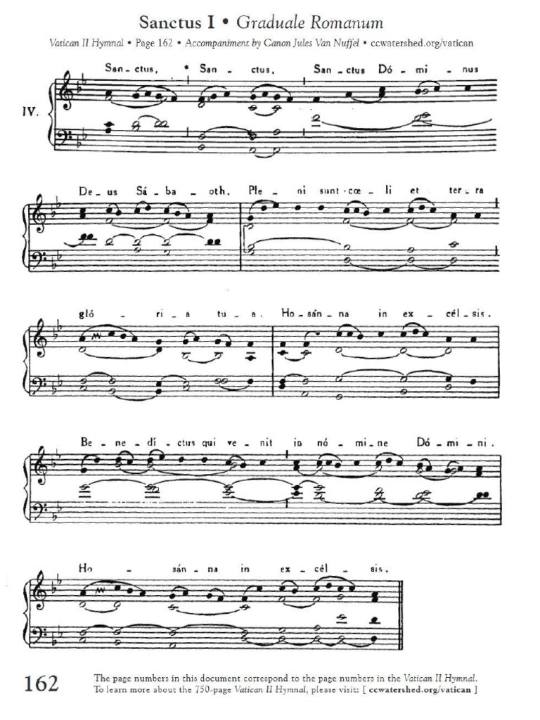 Elevation No 1 - Sanctus - FR Dom Paul Benoit (From 50 Elevations For Organ On Modal Themes ...