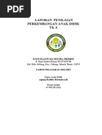 4 Contoh Narasi Raport P5 PAUD-TK Kurikulum Merdeka | PDF