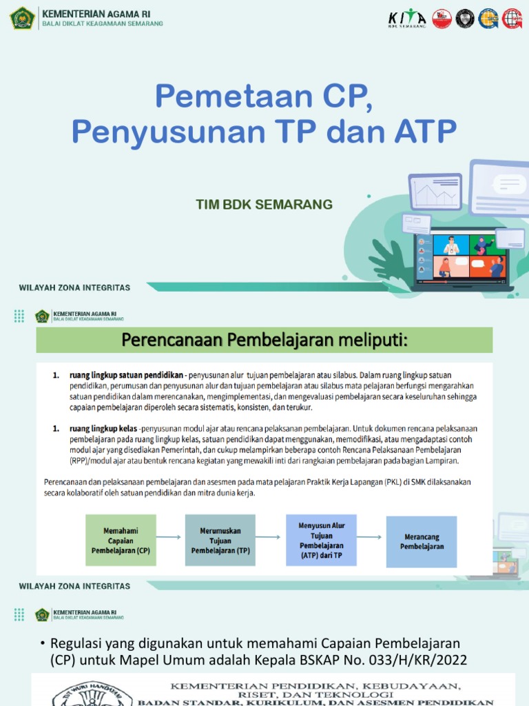 Pemetaan CP, Penyusunan TP Dan ATP | PDF
