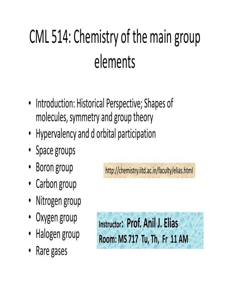 Main Group Chemistry Overview | PDF | Graphene | Fertilizer