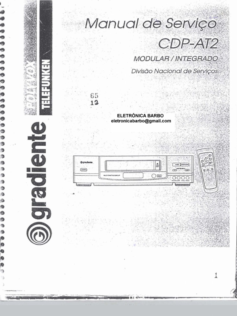 Gradiente Cdp-At2 Esquema | PDF