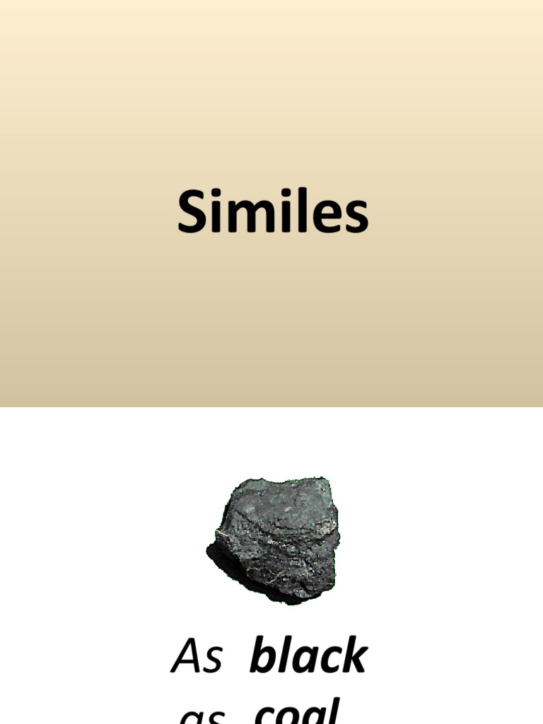Similes 2 | PDF | Language Arts & Discipline | Home & Garden