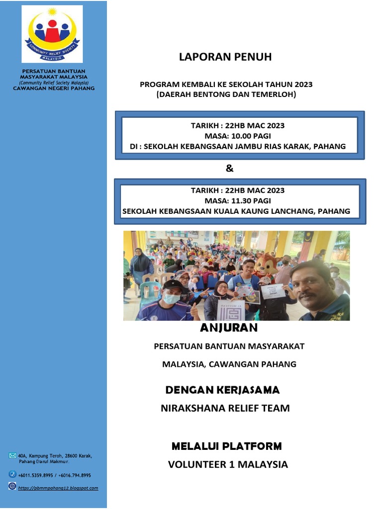 Laporan Penuh Program 220323 | PDF