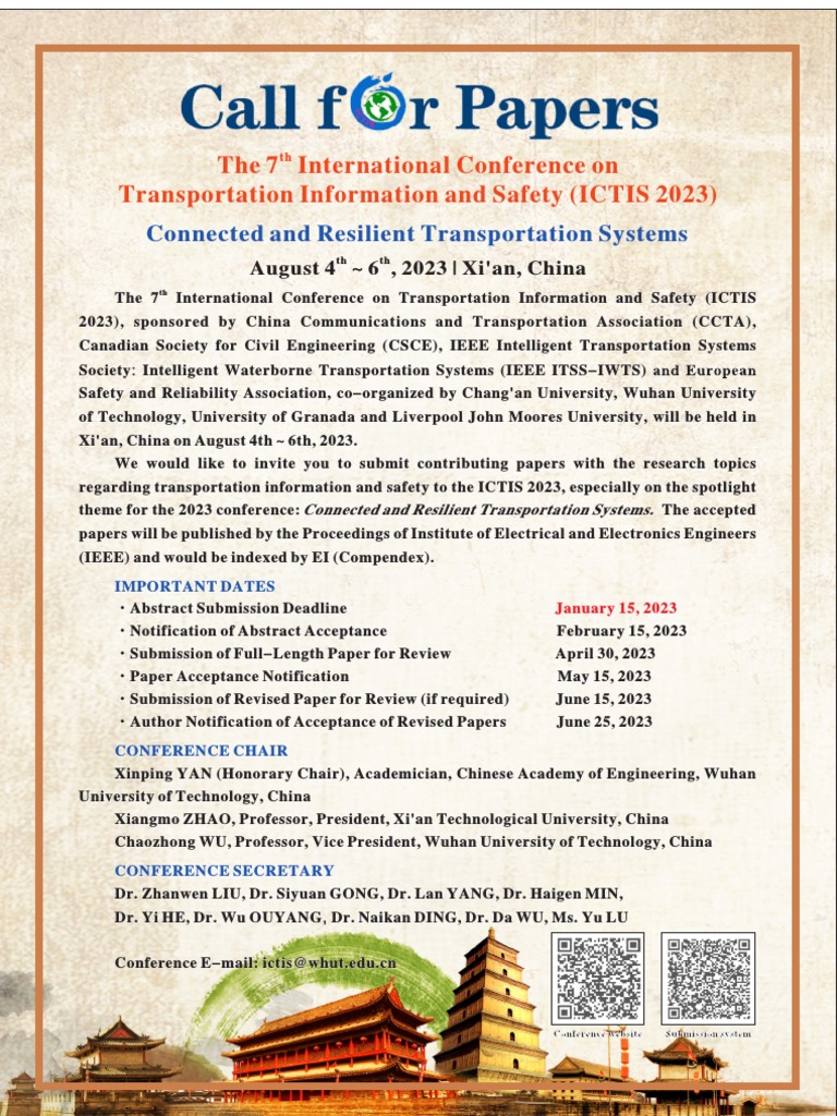 Call For paper-ICTIS 2023 | PDF