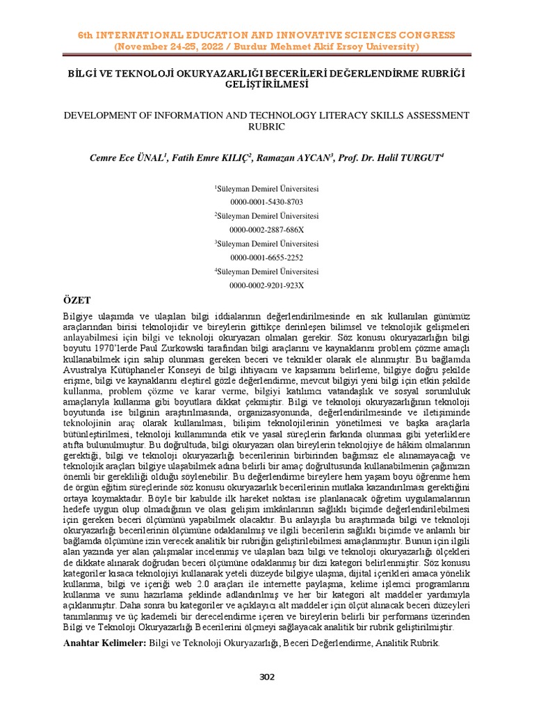 Bildiri Tam Metin | PDF