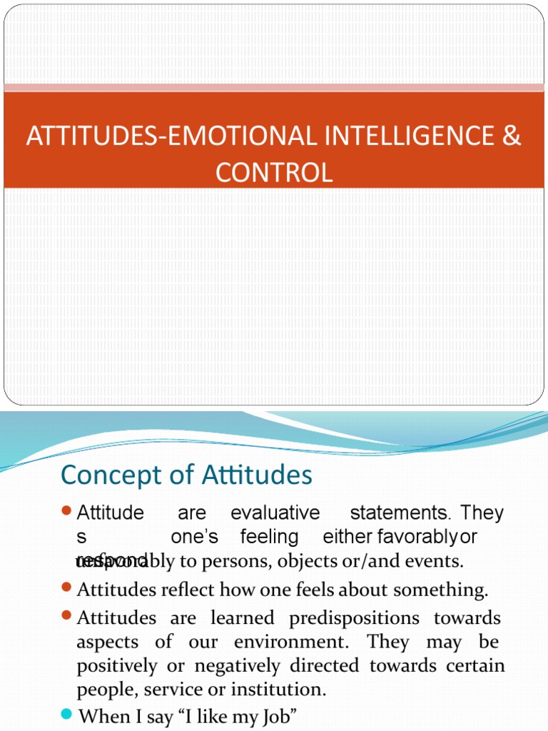 Attitude | PDF | Attitude (Psychology) | Job Satisfaction