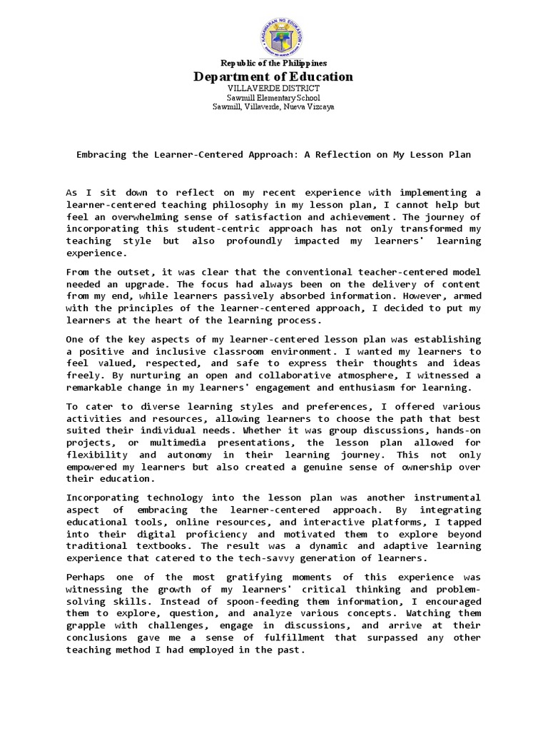 Reflection Objective 13 | PDF | Learning | Teaching