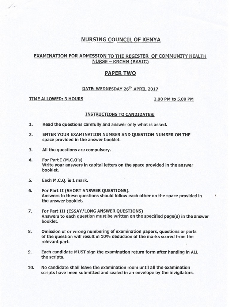 NCK Paper 2, April 2017 | PDF