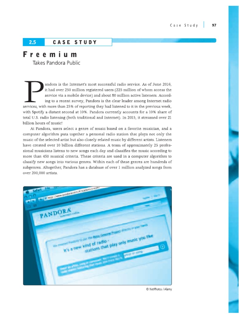 Chap2 Pandora CaseStudy | PDF