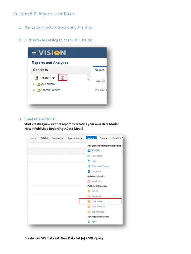 Oracle BI Publisher Report Creation | PDF | Directory (Computing) | System Software