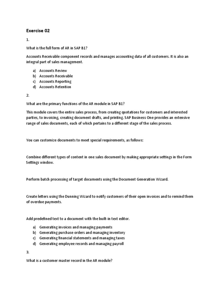 Exercises | PDF | Depreciation | Accounts Payable