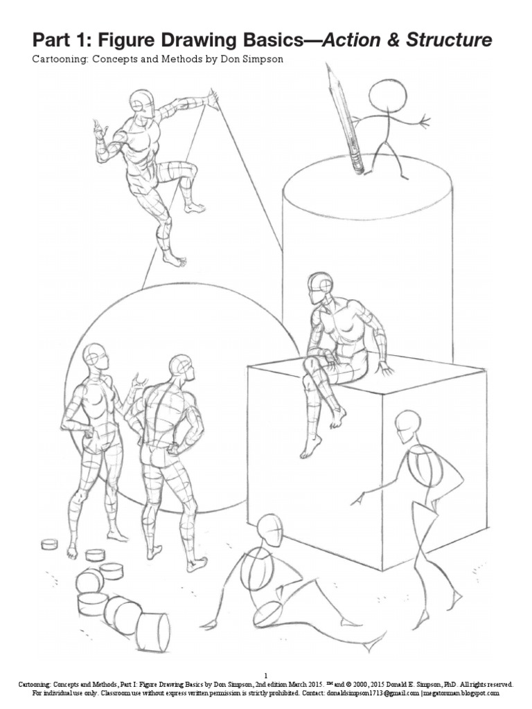 BOOKLET Figure Drawing Basics Action | PDF