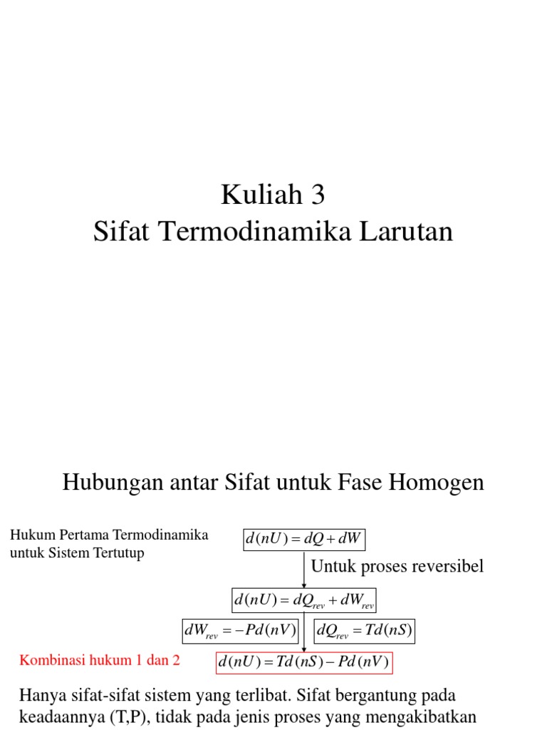 3 Sifat Termodinamika Fluida | PDF