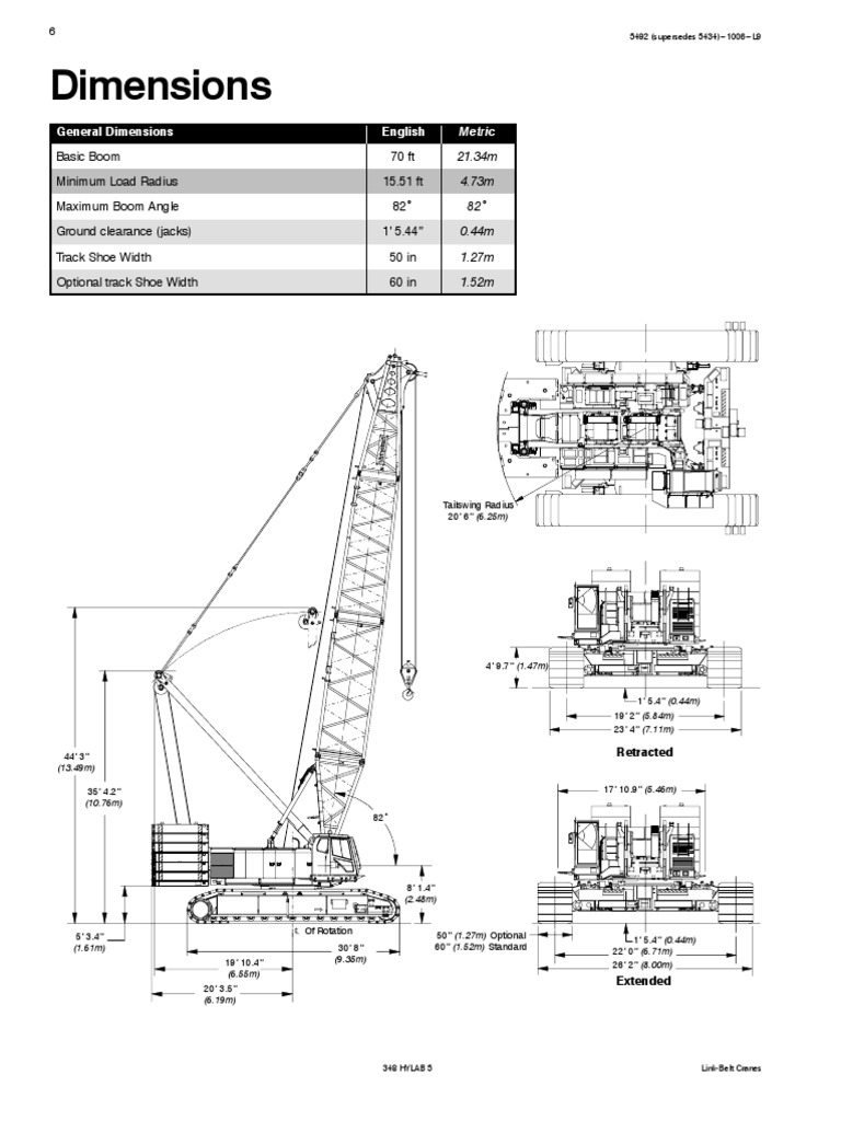 Spec Grue Details 348h5t | PDF | Crane (Machine) | Wire