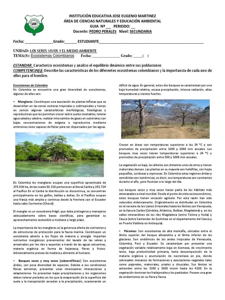 Guias de Ecosistemas Colombianos | PDF | Humedal | Ecosistema