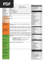 6th September Writing | PDF | Teachers | Lesson Plan